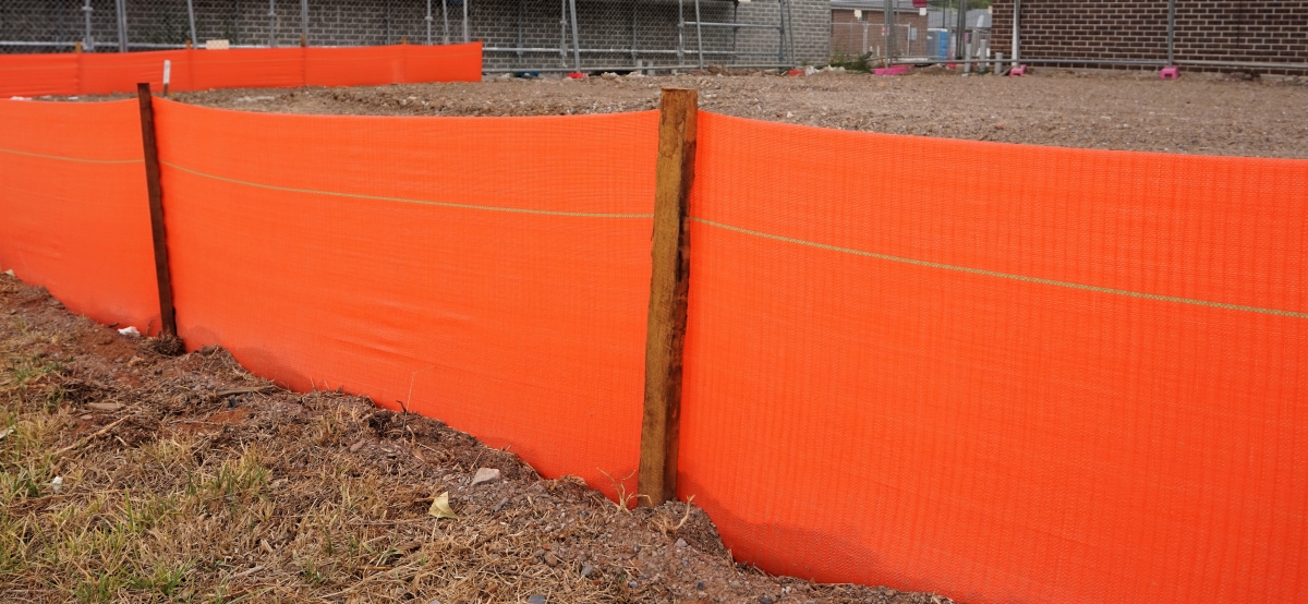 Hi-Vis Silt Fencing -Supplied and Installed by Greenaway Sediment Control