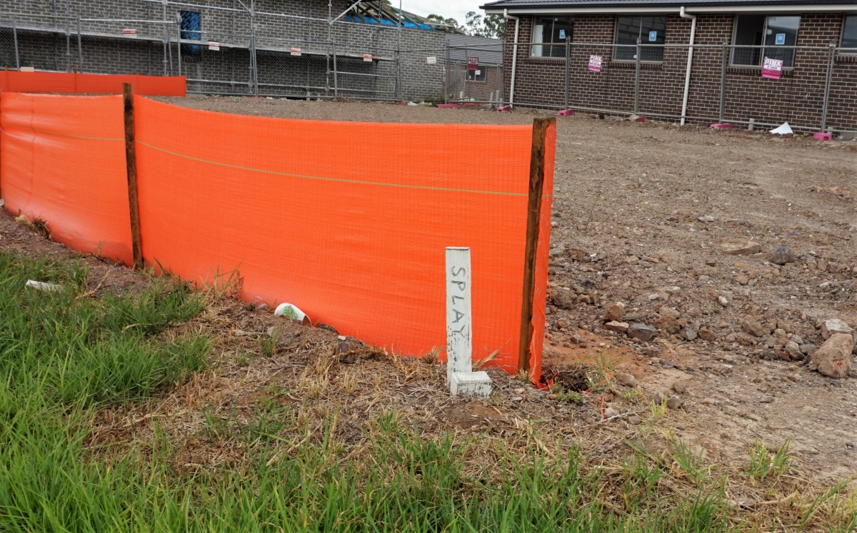 Hi-Vis Silt Fencing -Supplied and Installed by Greenaway Sediment Control